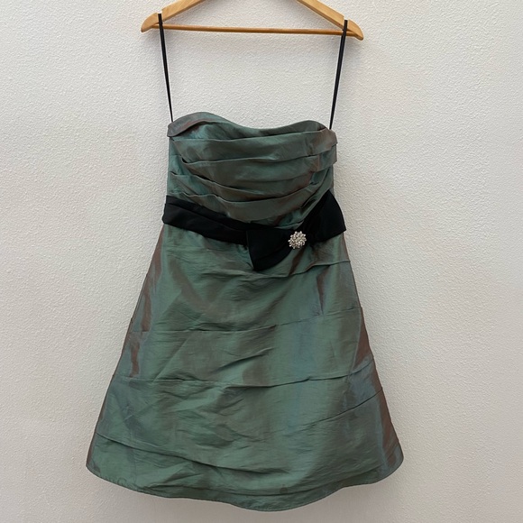 Dresses | Ignite Evening Cocktail Prom Formal Green Strapless Mini ...